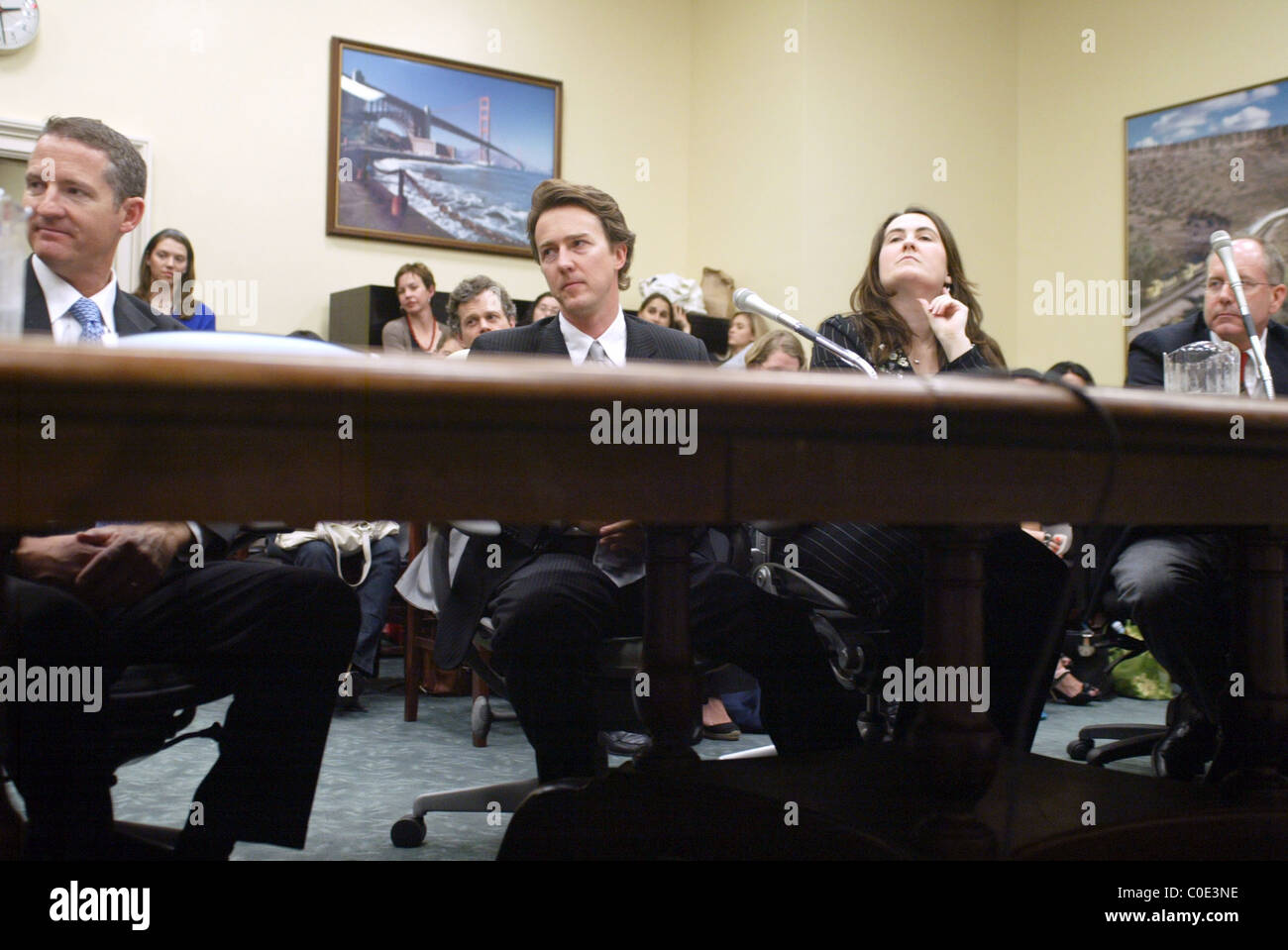 Ed Norton testifies at a hearing on Capitol Hill on green building ...