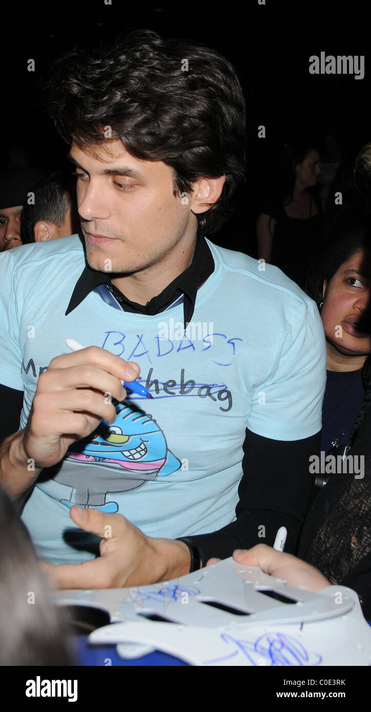 John Mayer leaves George Clooney's birthday party at Bungalow 8. TMZ ...