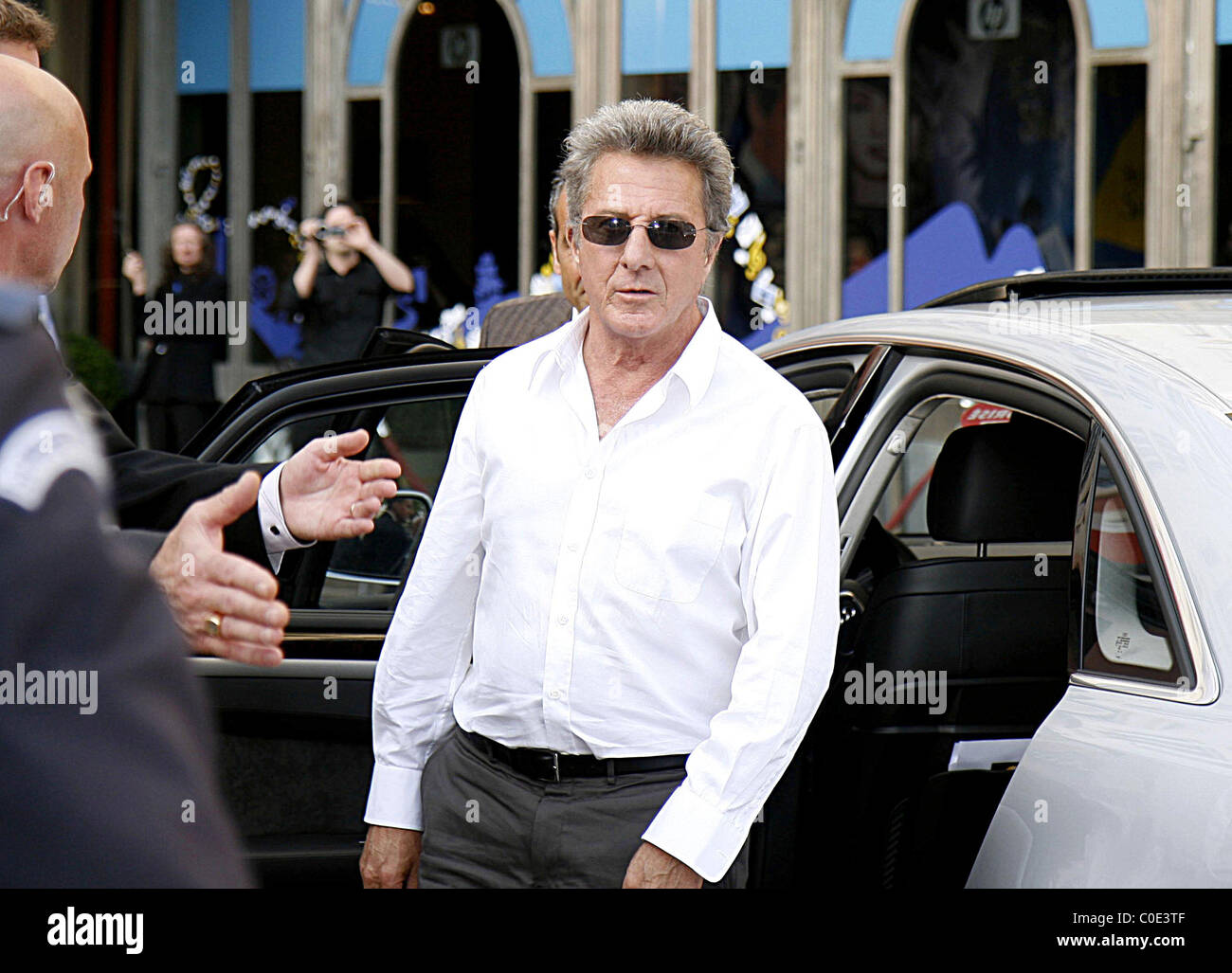 Dustin Hoffman outside the Majestic Barrière hotel as he arrives for ...