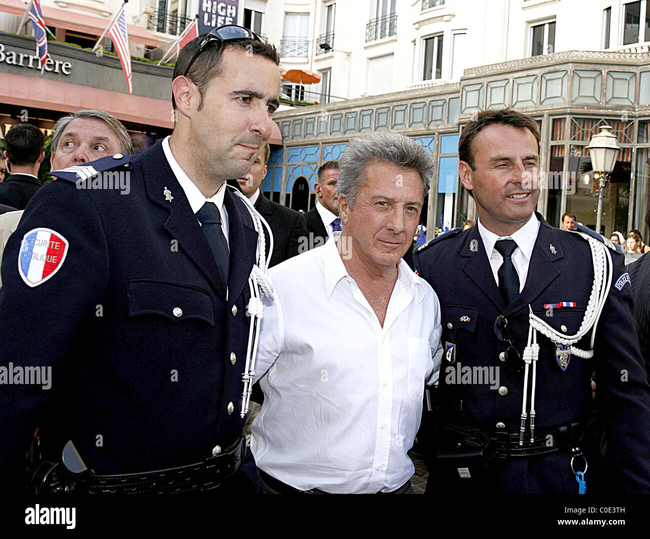 Dustin Hoffman outside the Majestic Barrière hotel as he arrives for ...