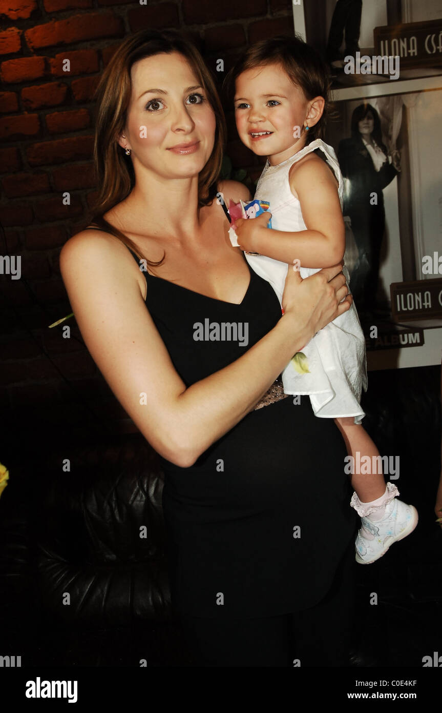 Charlotte Ella Gott, her mother Ivana Gottova Launch of czech singer ...