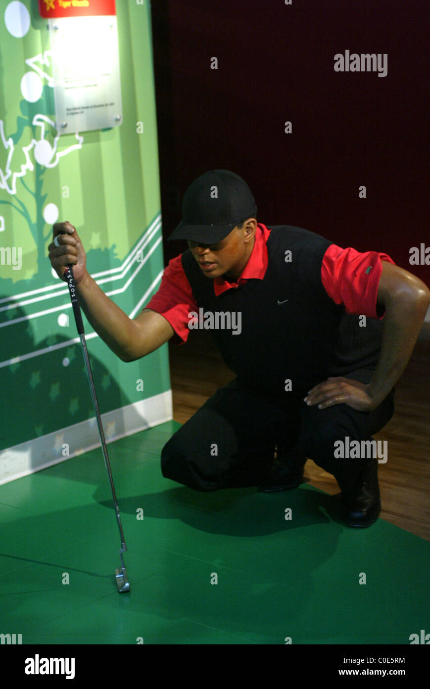Tiger Woods Madame Tussauds Wax Museum celebrated the unveiling of its ...