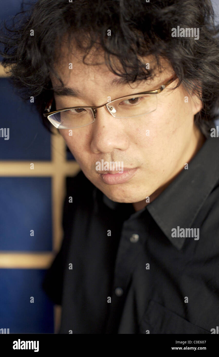Director Bong Joon Ho poses for a photo shoot at the 2008 Cannes Film ...
