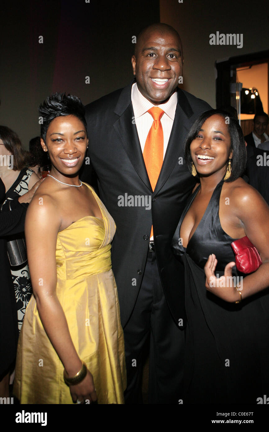 Felicia Fletcher, Alize Diamond Awardee, Magic Johnson and Cheryl ...