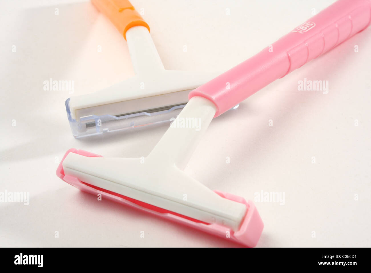 Bic razors on a white background as a cut out product image Stock Photo ...