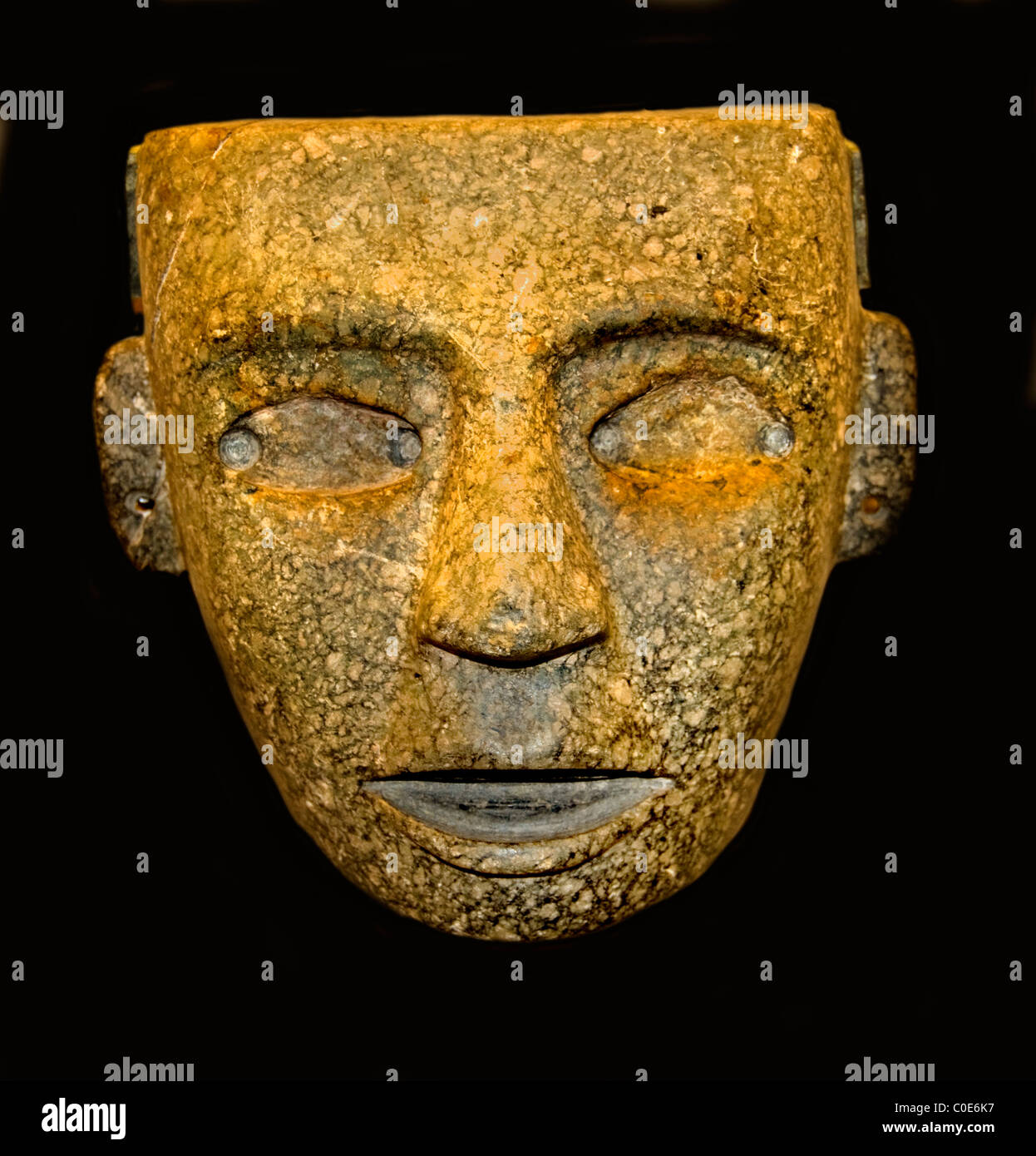 Mask Teotihuacan 150 BC 750 AD Olmec Native american indian Mexico ...