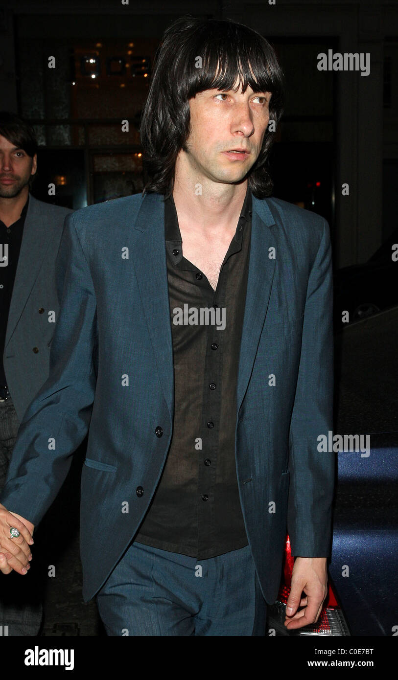 Bobby Gillespie Belvedere Jagger Dagger launch party to celebrate ice ...