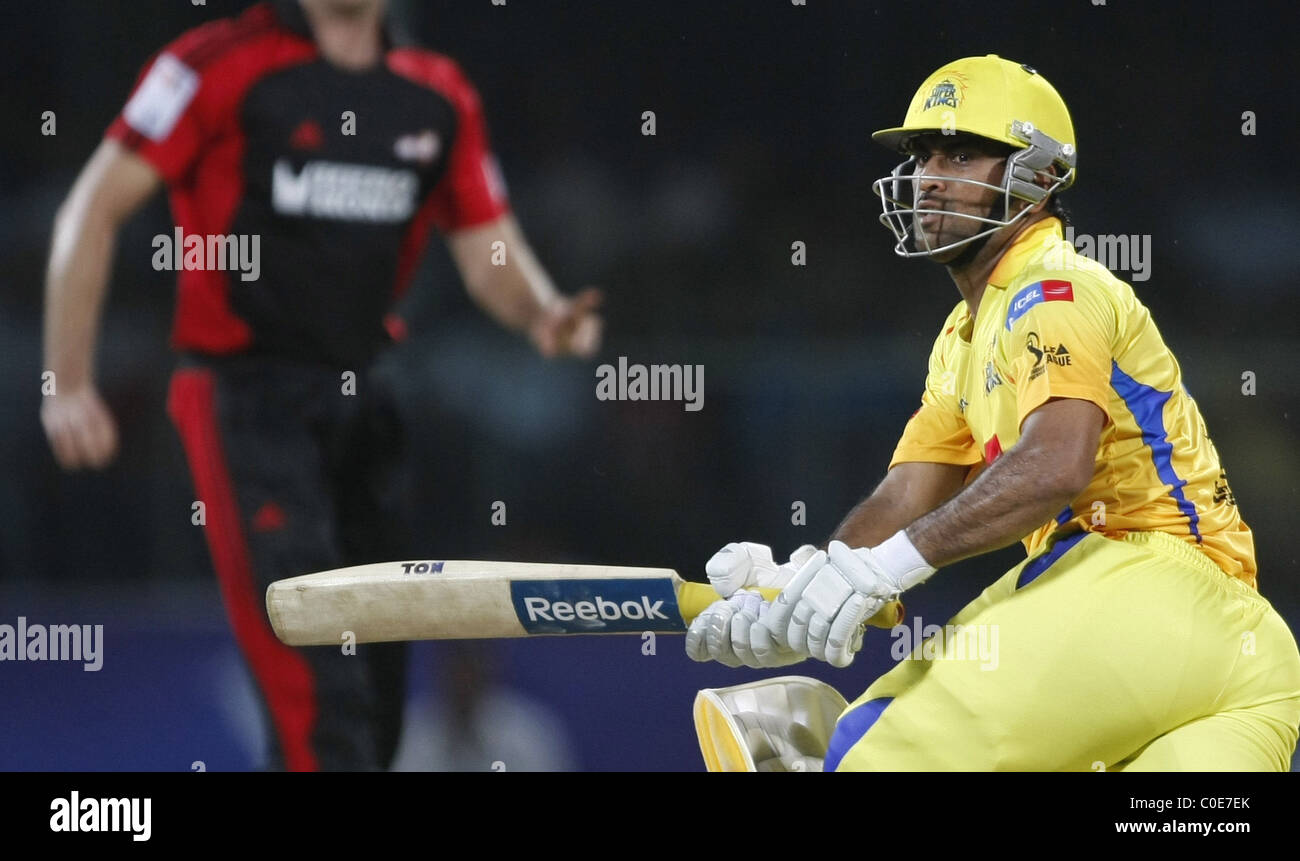 Chennai super kings ms dhoni hi-res stock photography and images - Alamy