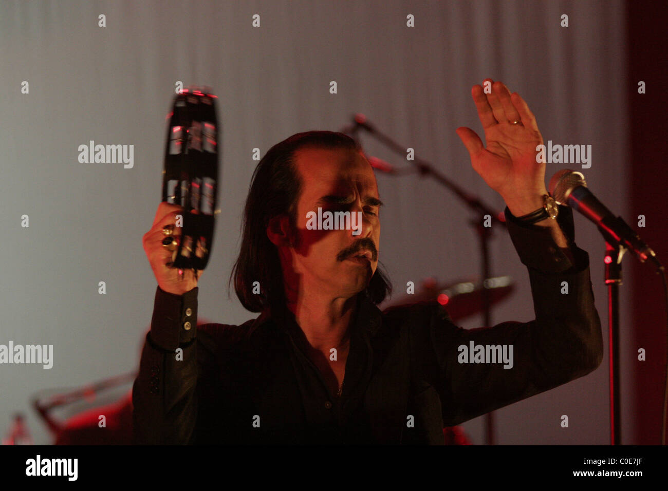 Nick Cave and the Bad Seeds performing their Dig Lazarus Dig World Tour ...
