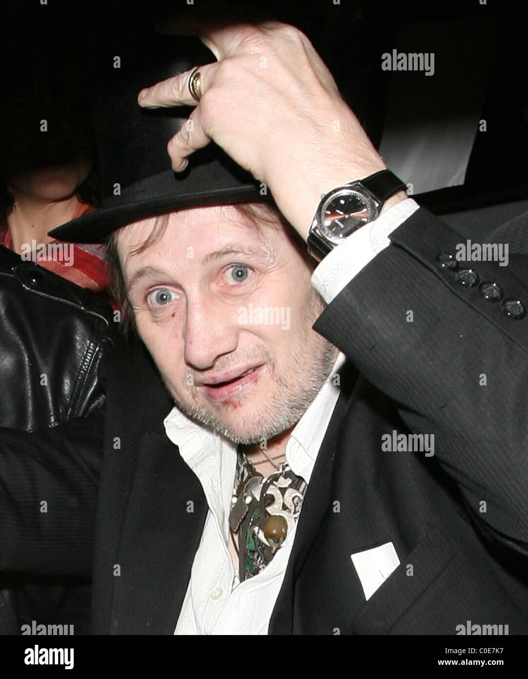 Shane MacGowan of The Pogues Belvedere Vodka Jagger Dagger launch party ...