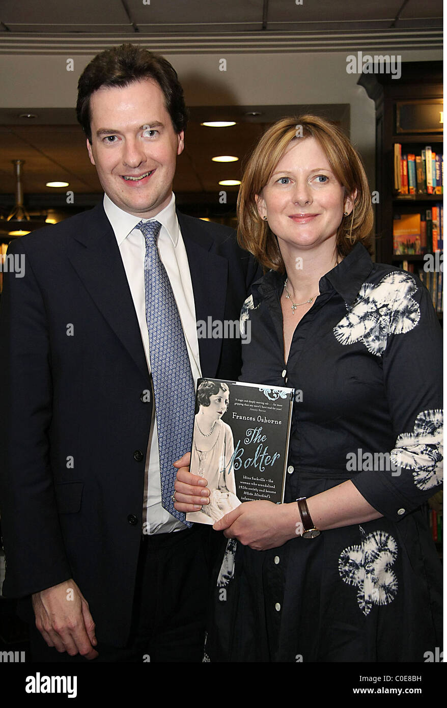Chancellor george osborne and his wife frances osborne hi-res stock ...
