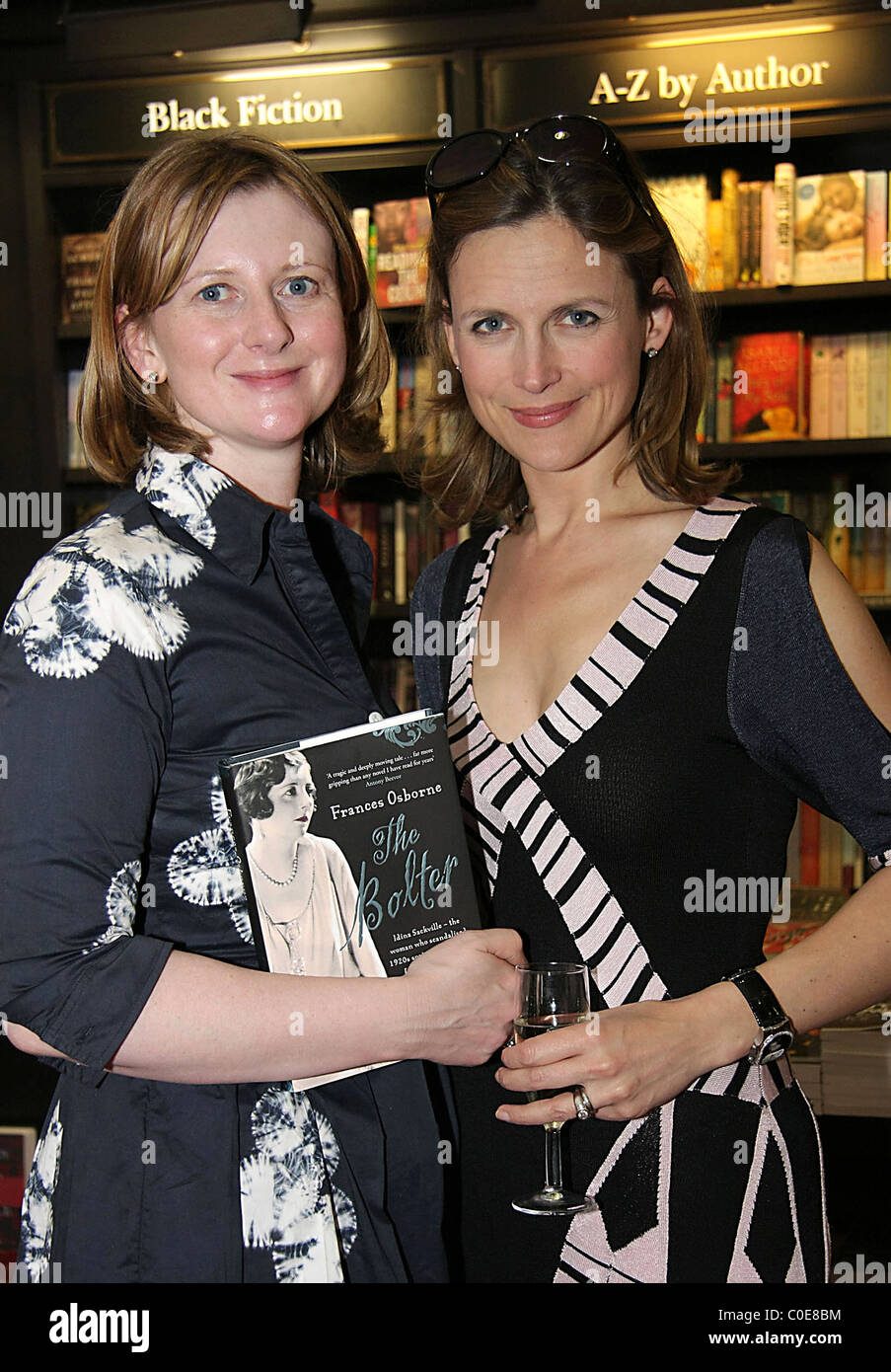Writer Frances Osborne and Katie Derham At the book signing session of ...
