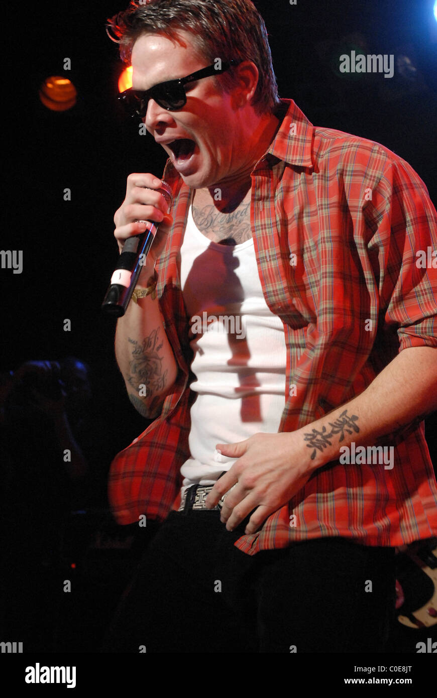 Mark McGrath playing with Camp Freddy at the Roxy Los Angeles ...