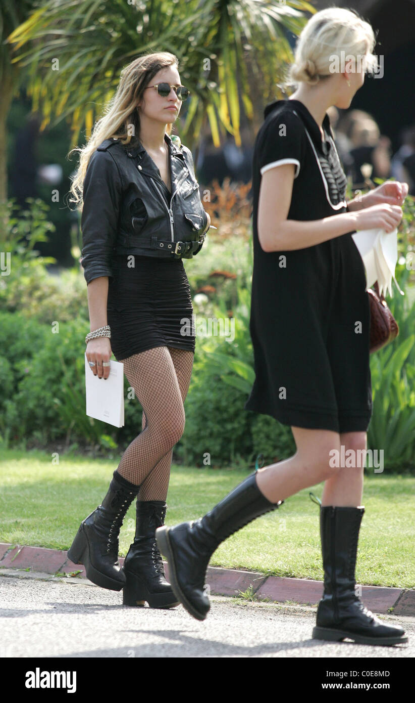 Alice Dellal The funeral of Tarka Cordell, son of Denny Cordell who ...
