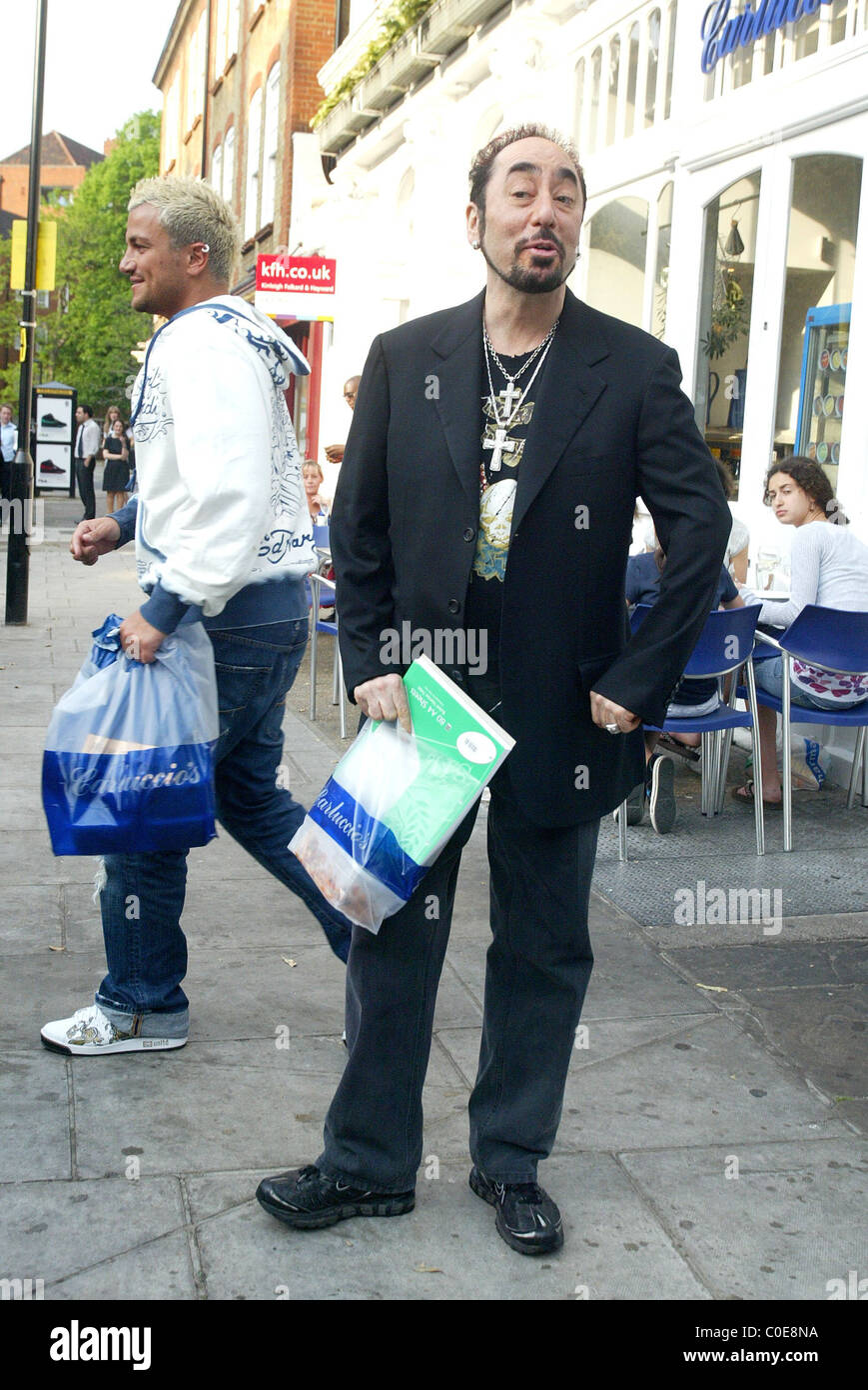 Peter Andre and David Gest shopping at Carluccio's London, England - 09 ...