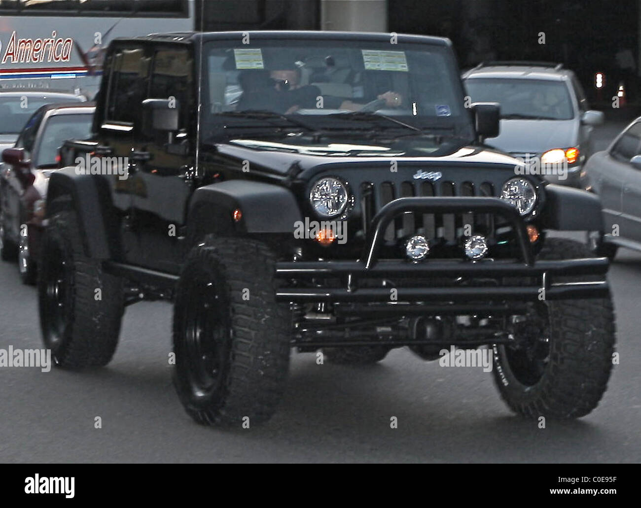 David Beckham picks up Victoria Beckham from LAX airport as she arrives ...