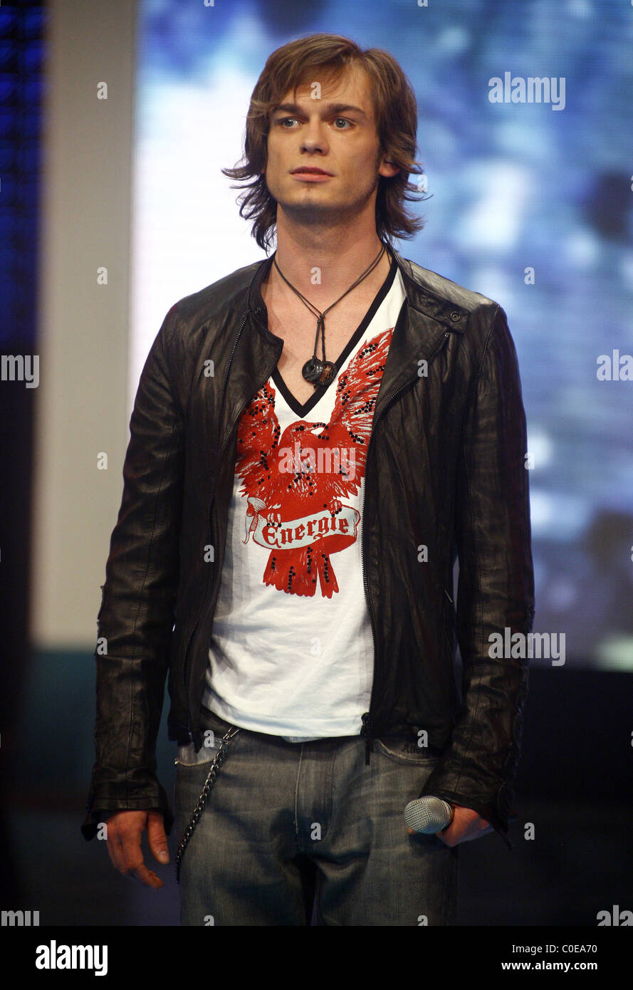 Thomas Godoj Dress rehearsal for the finals of German "Pop Idol"-TV ...