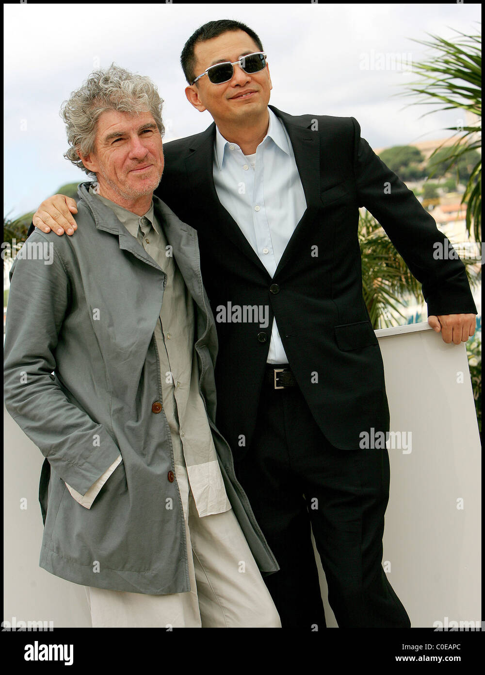 Christopher Doyle and Wong Kar Wai Photocall for the film 'Serbis' The ...
