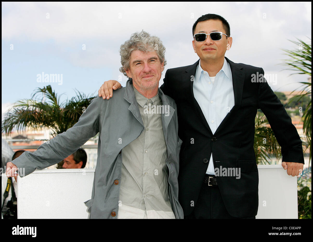 Christopher Doyle and Wong Kar Wai Photocall for the film 'Serbis' The ...