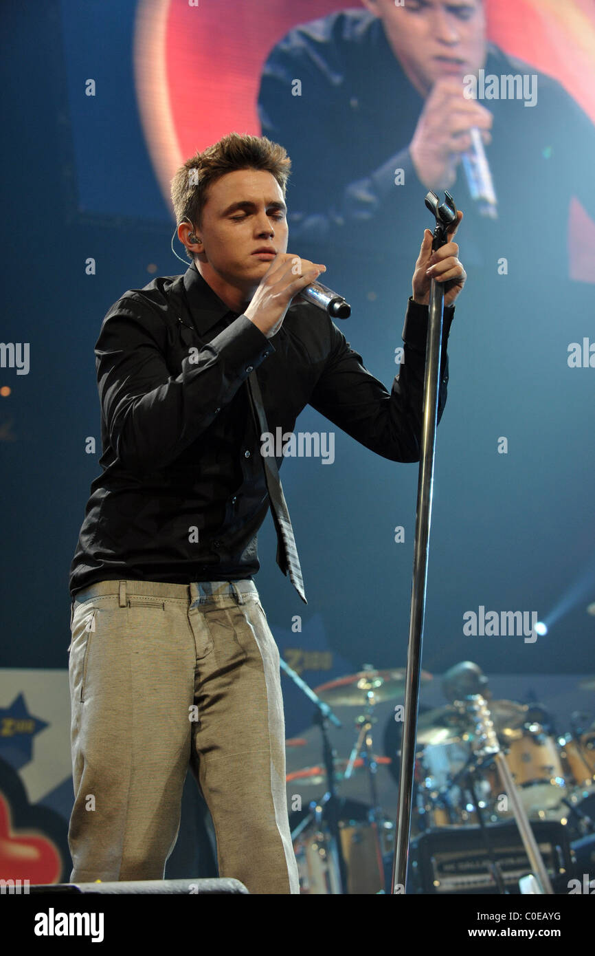 Jesse McCartney performs at Z100's Zootopia Concert IZOD Center East ...