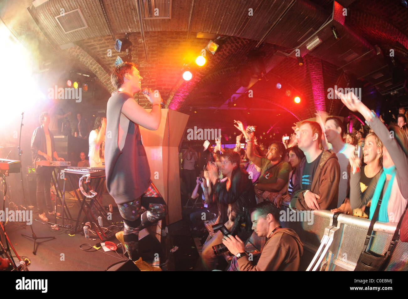 Sam Sparro performs live on stage 2008 Great Escape Music Festival ...
