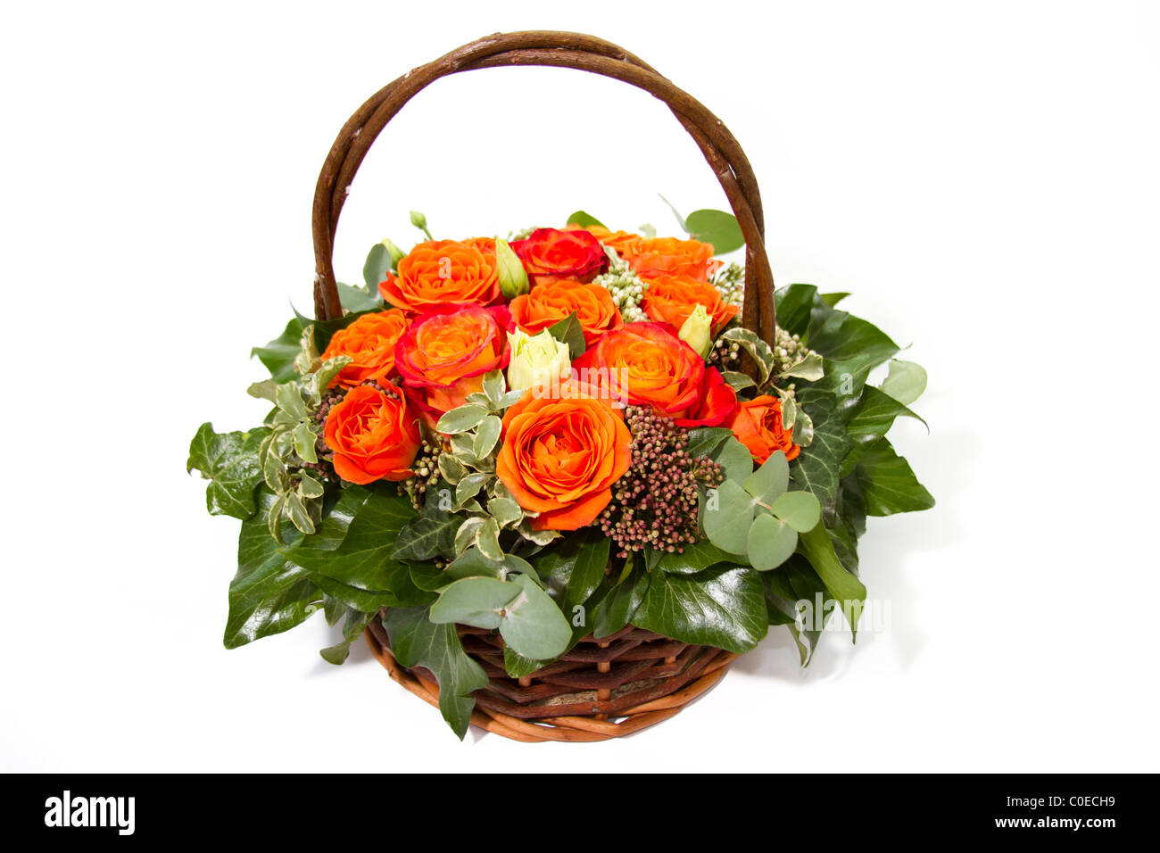 Roses In Basket High Resolution Stock Photography and Images - Alamy