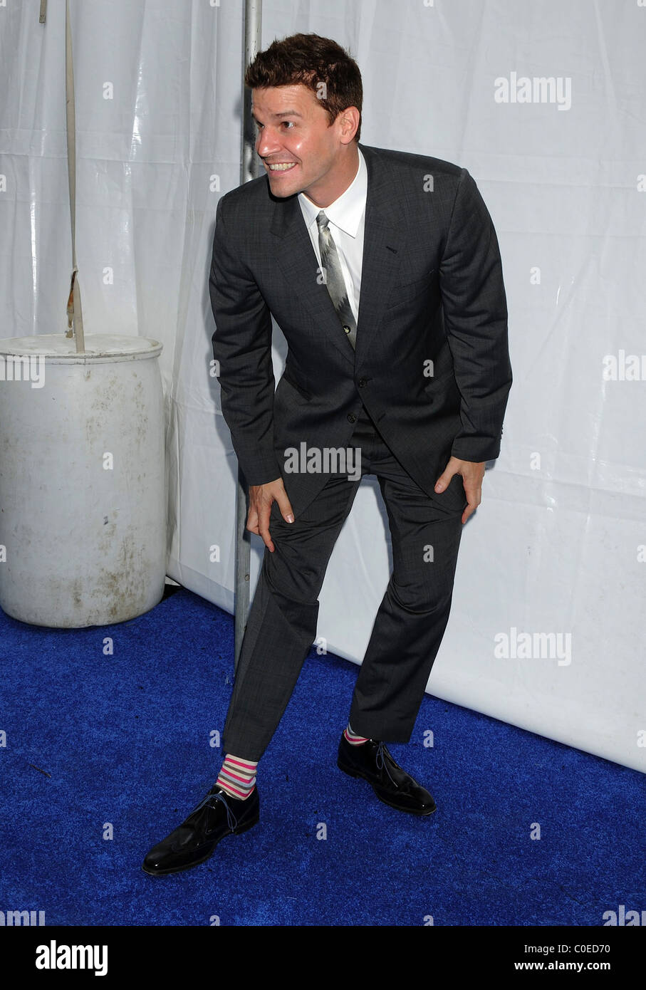 David Boreanaz 2008 FOX Upfront at Wollman Rink in Central Park ...