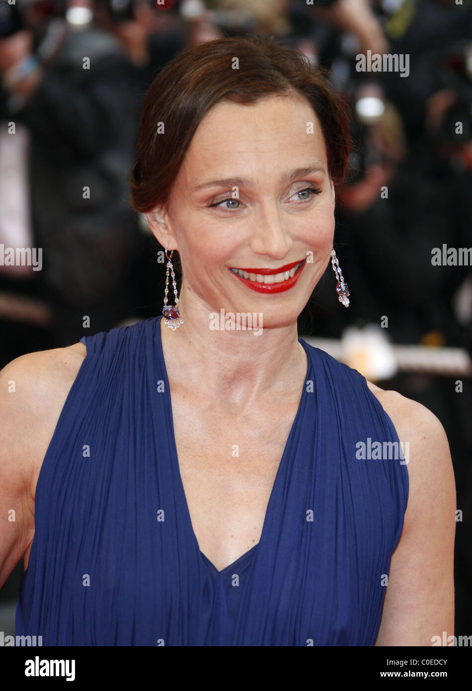 Kristine Scott Thomas The 2008 Cannes Film Festival - Day 6 'Le Silence ...
