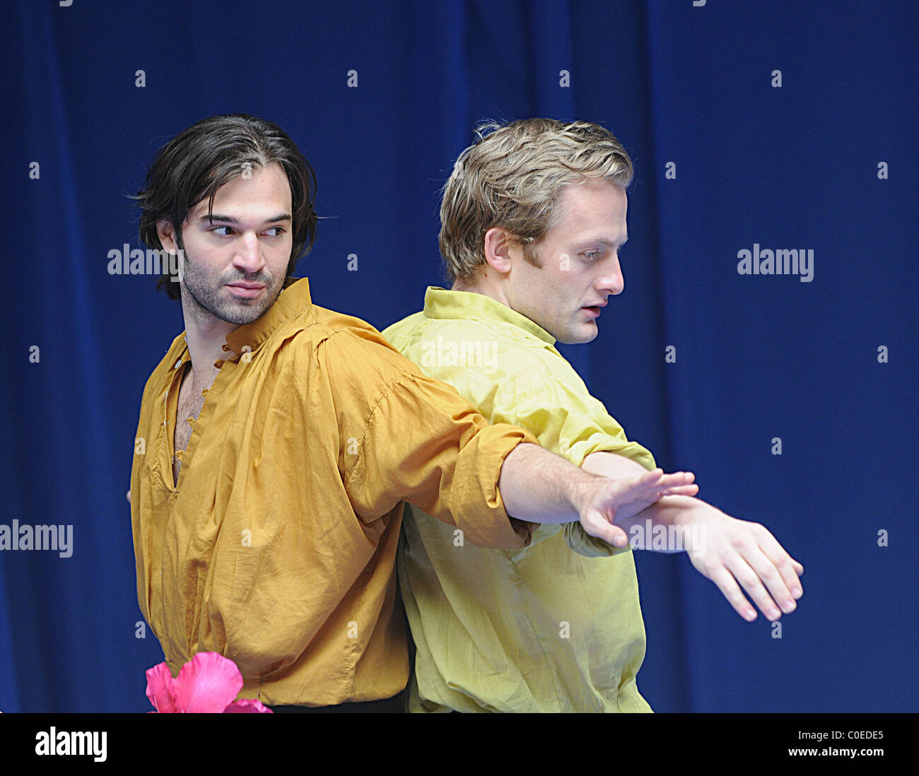 Oliver Boot and Chis Brandon performing in 'A Midsummer Night's Dream ...