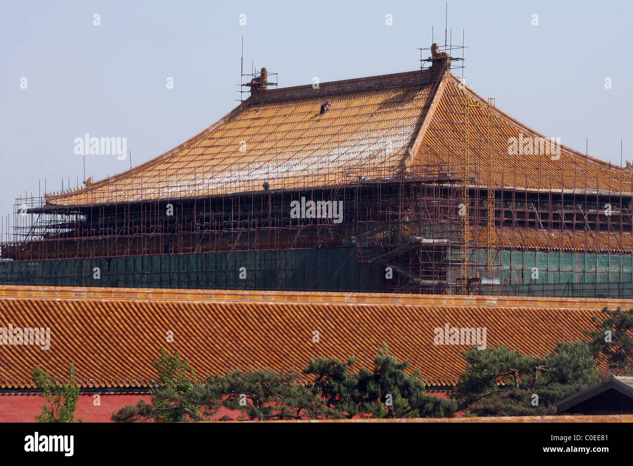 WORK ON IMPERIAL PALACE NEARS END A massive repair operation on the ...