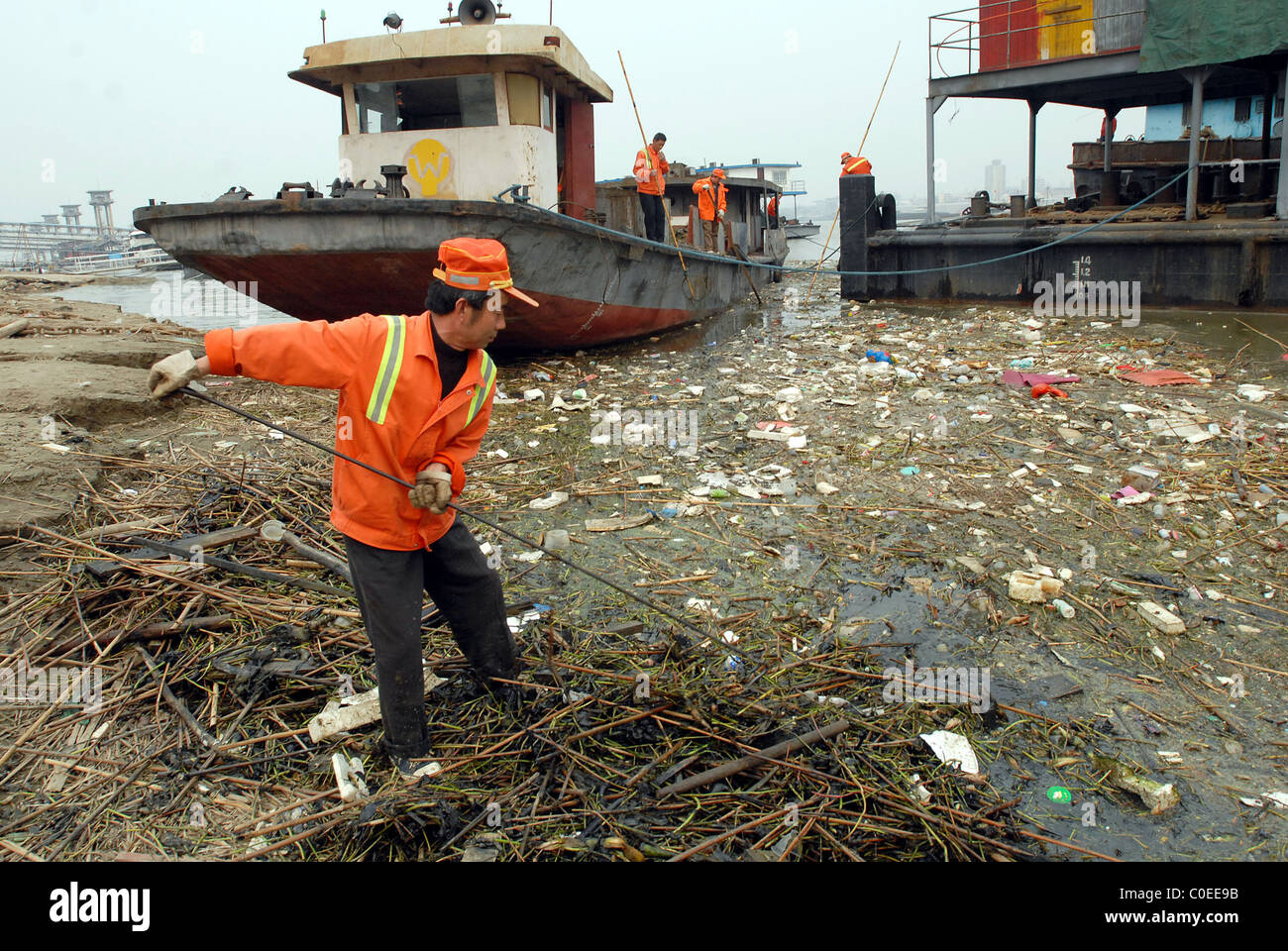 RIVER CLEAN-UP A massive clean-up operation has been launched in China ...