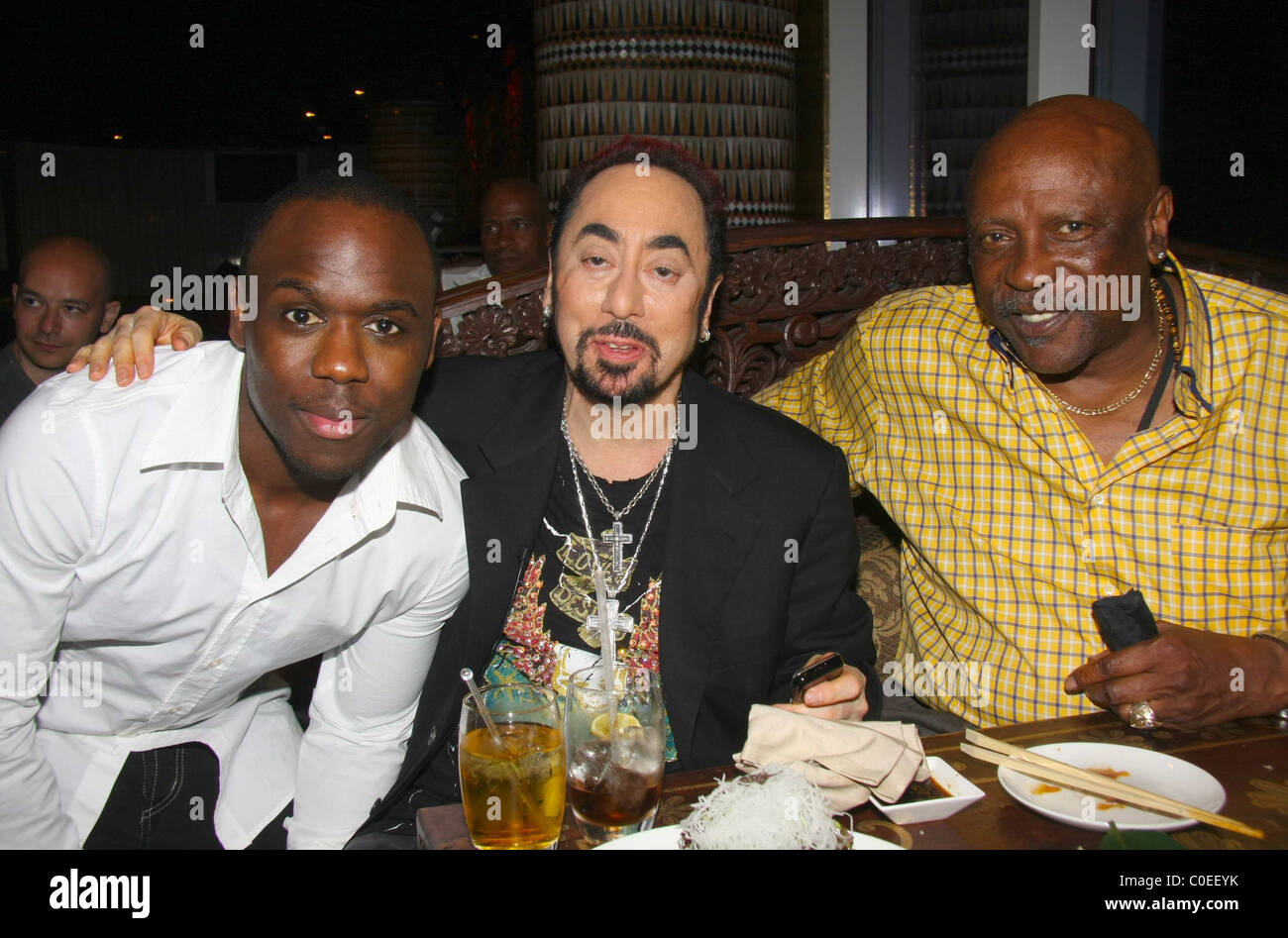 Mohammed George, David Gest and Louis Gossett Jr at the 'Caudwell ...