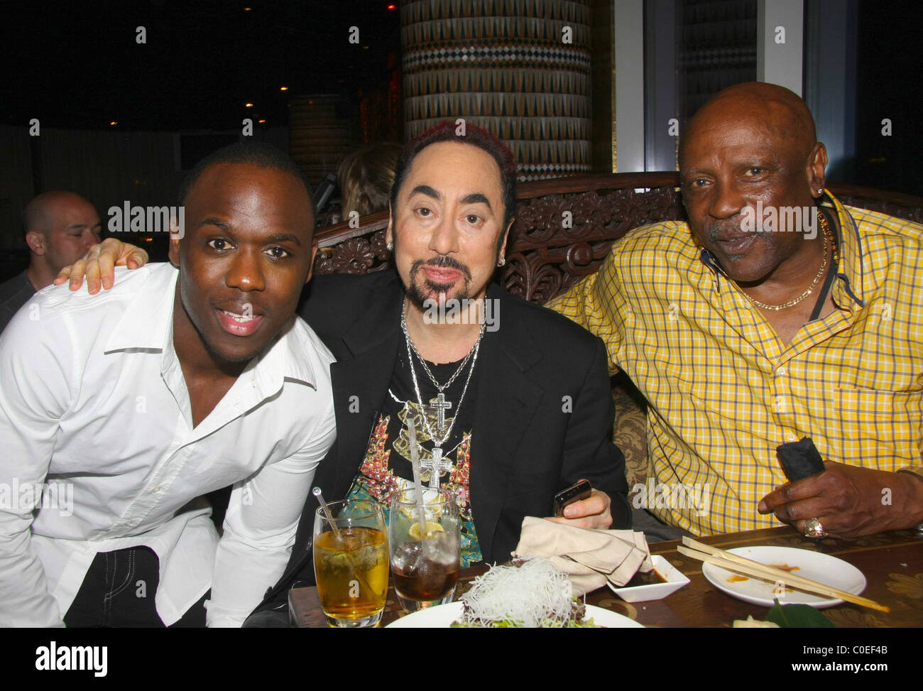 Mohammed George, David Gest and Louis Gossett Jr at the 'Caudwell ...