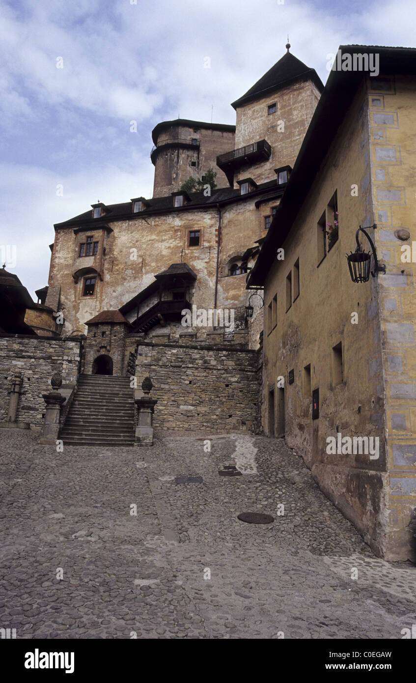 The medieval Orava castle, Slovakia Stock Photo - Alamy