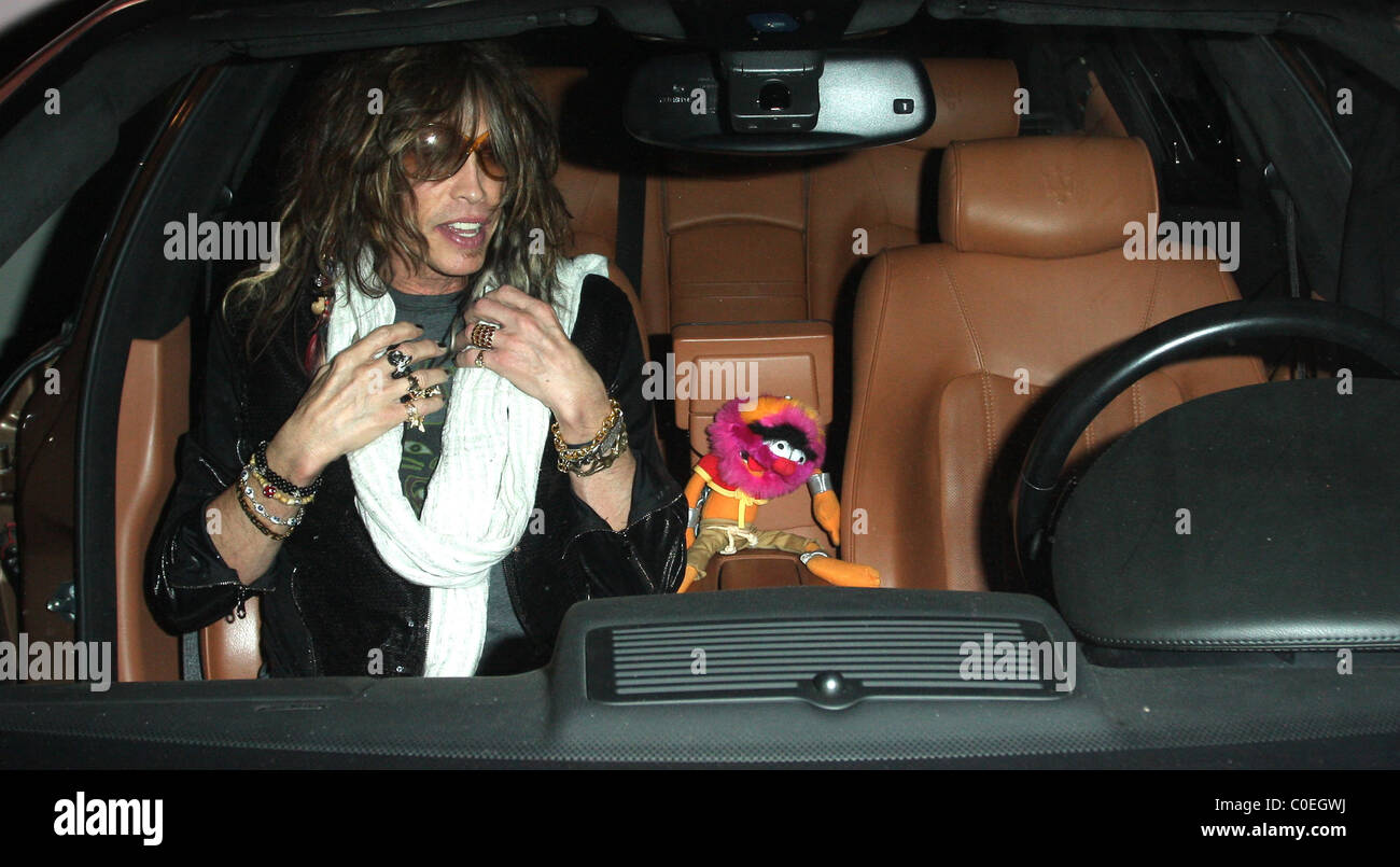 Steven Tyler leaving Foxtail in West Hollywood Los Angeles, California ...