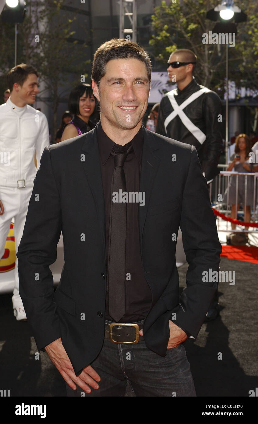 Matthew Fox 'Speed Racer' premiere held at the Nokia Theater - Arrivals Los Angeles, California ...