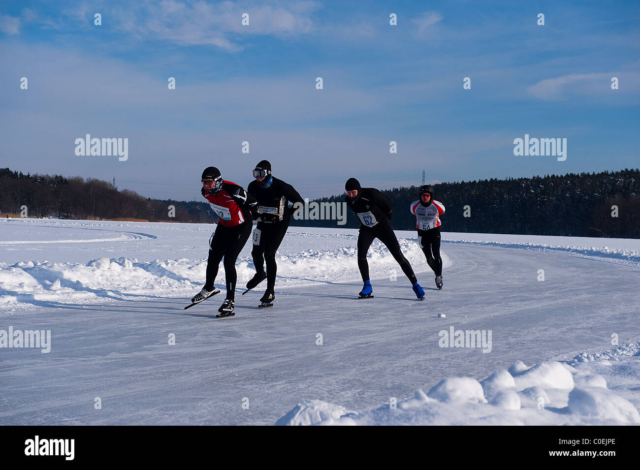 Group of winter skaters hi-res stock photography and images - Alamy