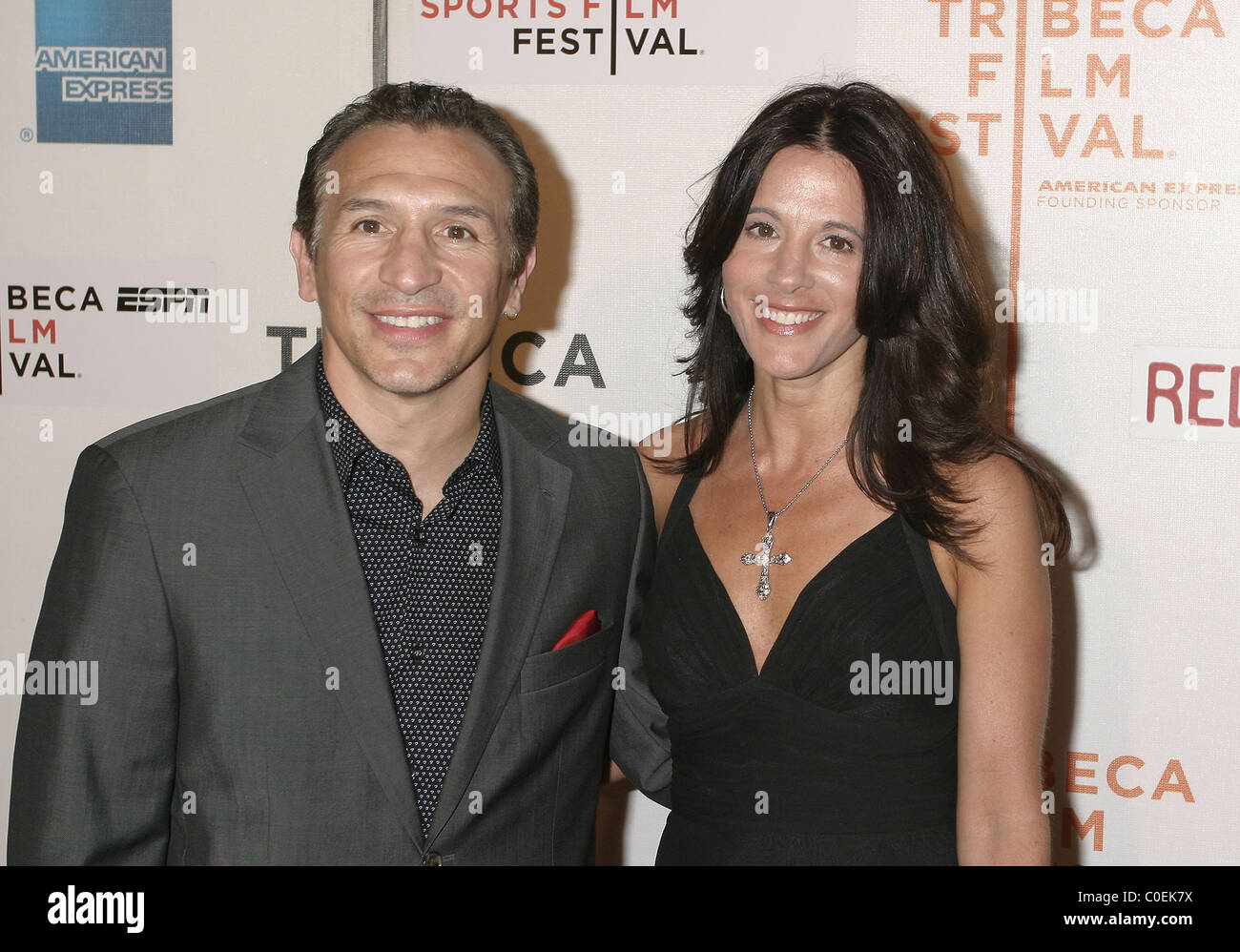 Ray 'Boom Boom' Mancini and Tina Rozzi 2008 Tribeca Film Festival ...