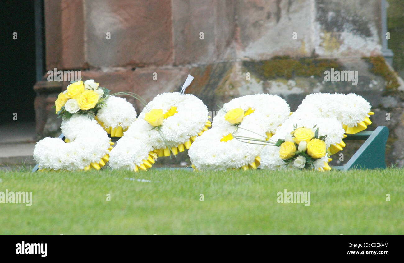 Close family and friends attend television presenter Mark Speight's ...