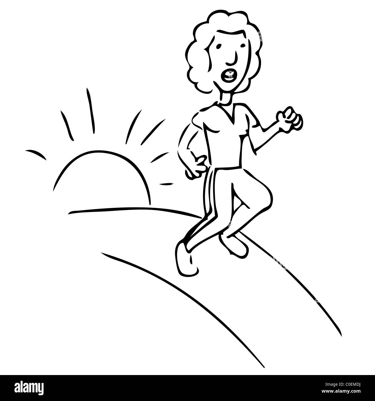 Wellness running Black and White Stock Photos & Images - Alamy