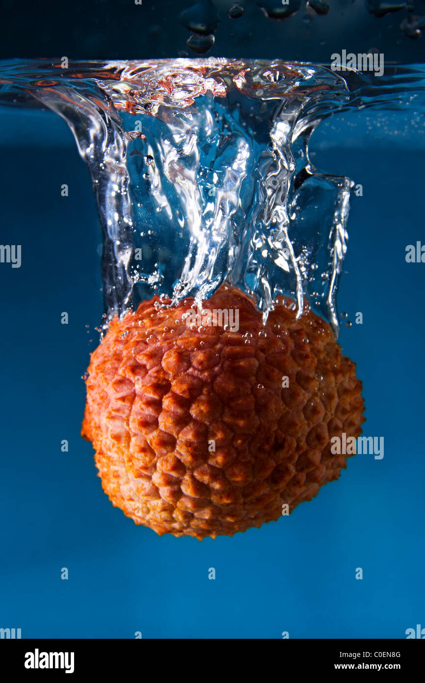 Litchi splash hi-res stock photography and images - Alamy