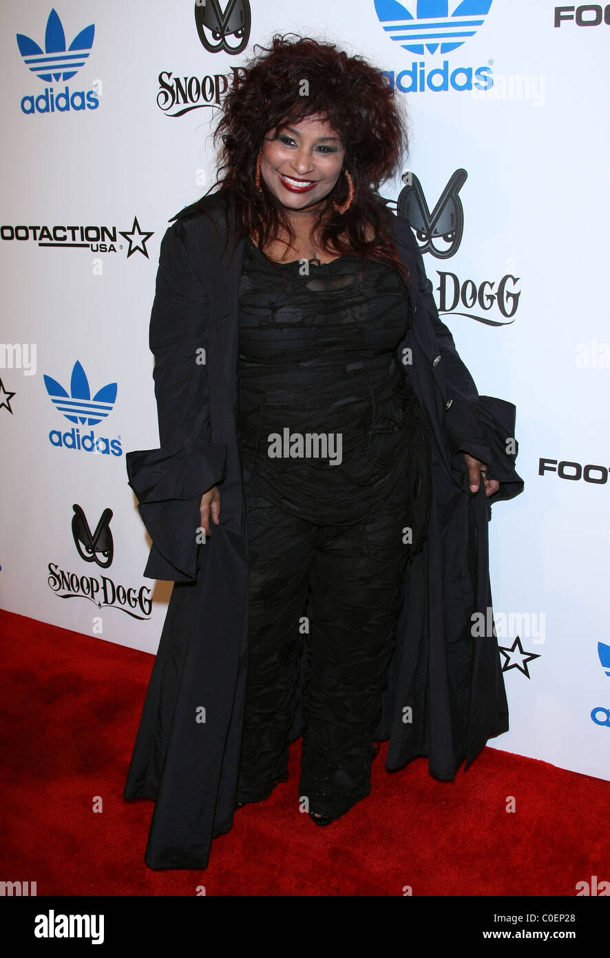 CHAKA KHAN ADIDAS AND SNOOP DOGG CO HOST ALLSTAR WEEKEND PARTY DOWNTOWN ...
