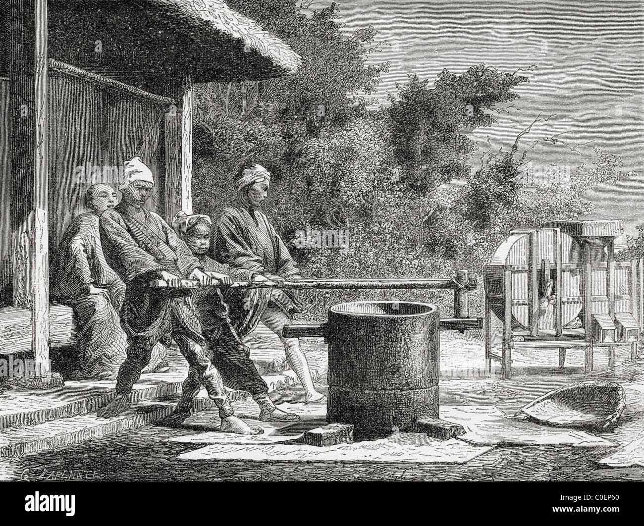 Mill workers hi-res stock photography and images - Alamy