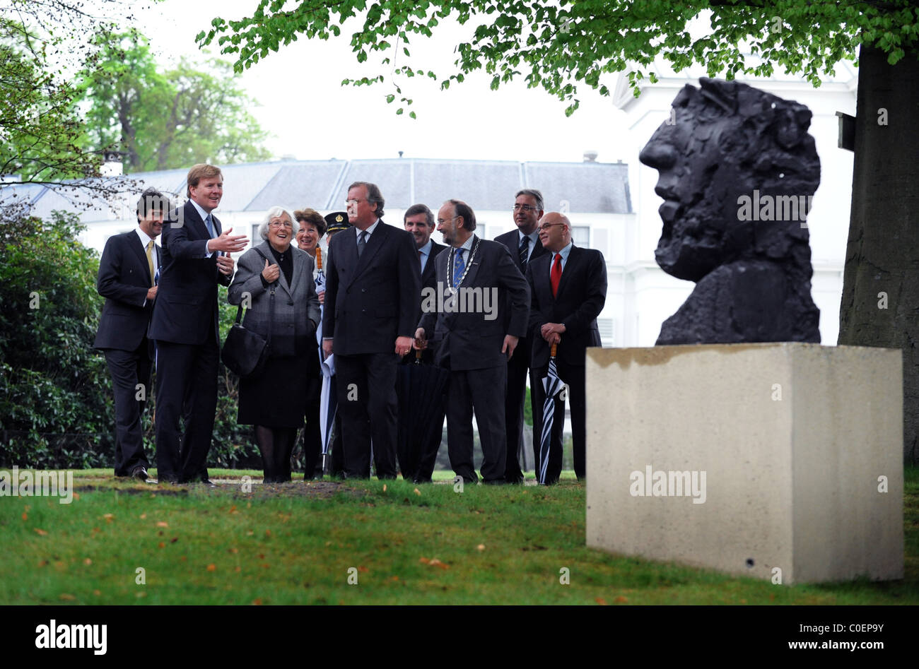 Prince Willem Alexander attends the opening of the exhibition ...