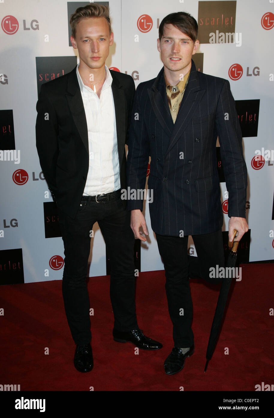 Paul Stewart and Dan Gillespie Sells (right), Launch party for the new ...