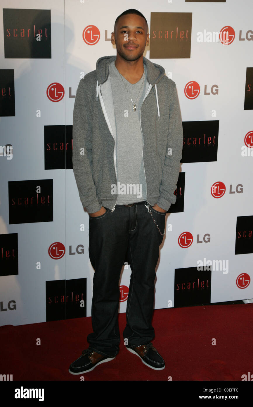 Reggie Yates, Launch party for the new Scarlet television sets from LG ...