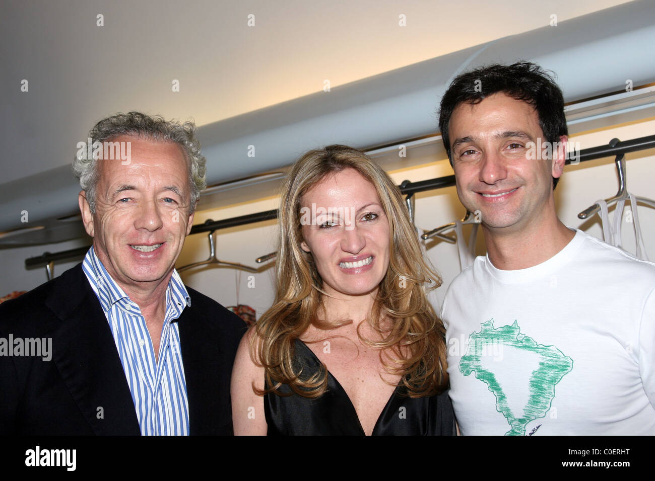 Giles Bensimon, Diana Picasso and Carlos Miele Carlos Miele and Vogue's ...