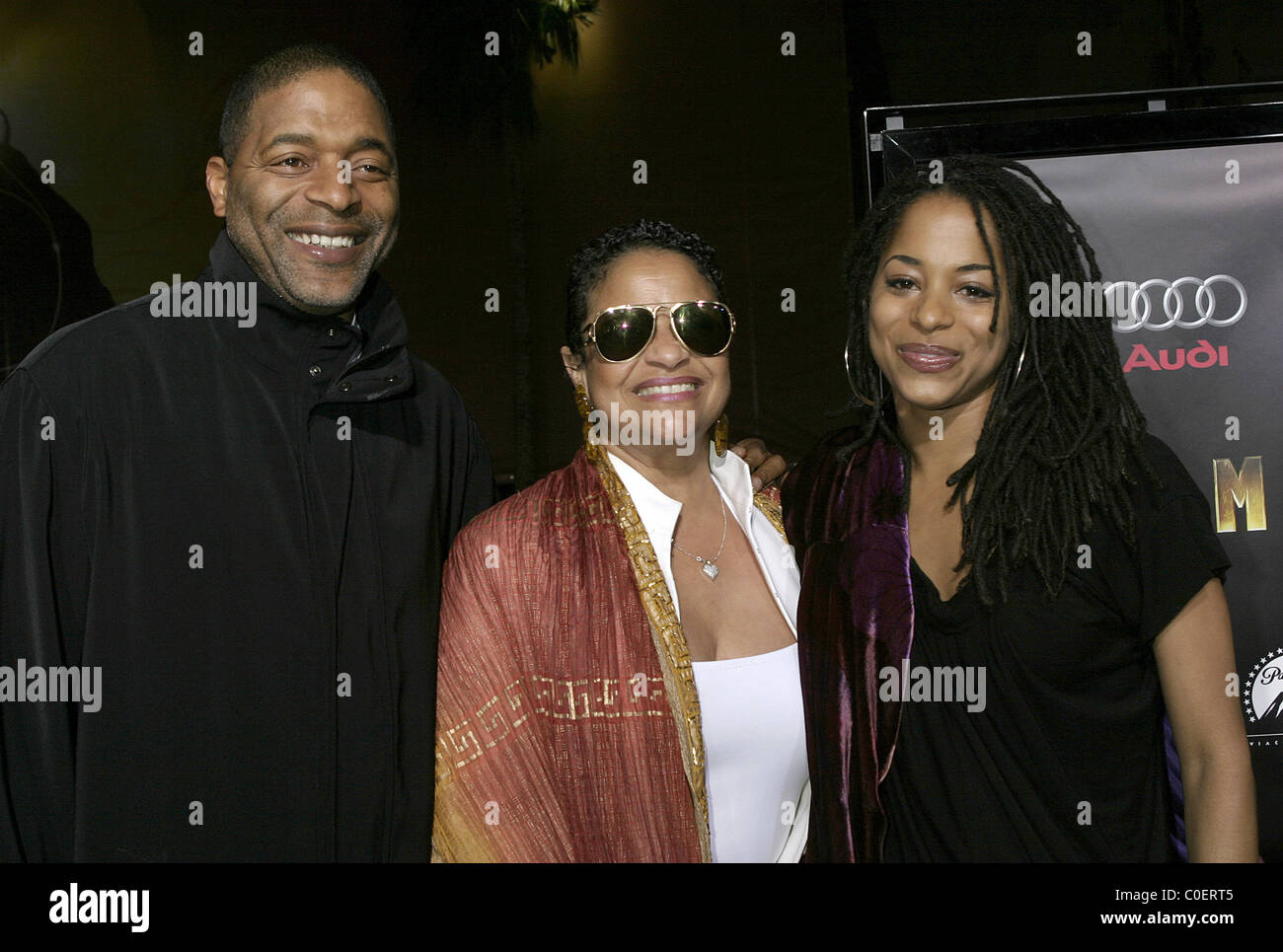 Nrom Nixon, Debbie Allen, and their daughter Los Angeles Premiere of ...