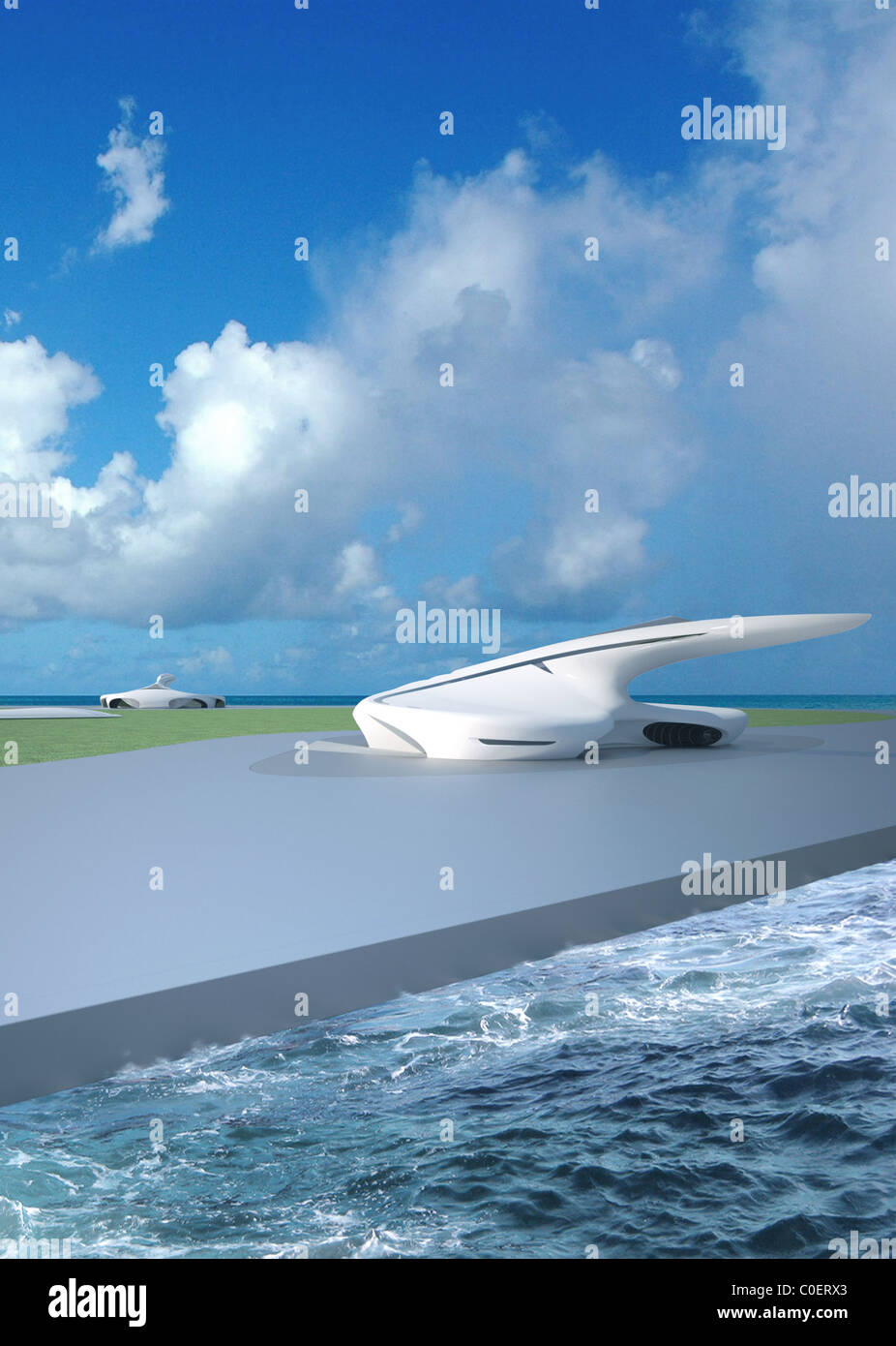 * NEW JET HOUSE It may look like some new supersonic aircraft or UFO ...