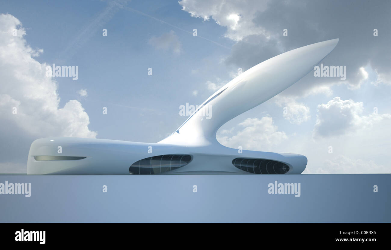 * NEW JET HOUSE It may look like some new supersonic aircraft or UFO ...
